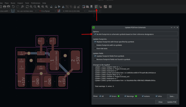PCB Design Blocks Workaround in KiCAD V9 – KWPWerk